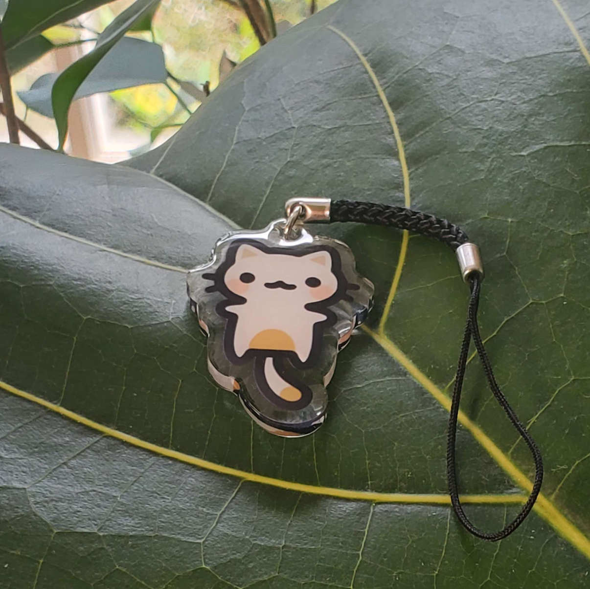 Luna The Cat Double Sided Acrylic Charm – EveoArt