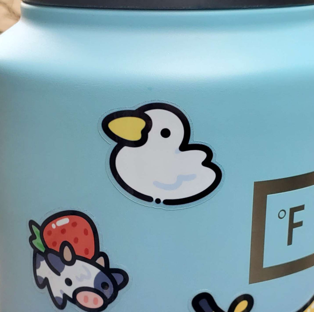 Duck Clear Sticker – EveoArt