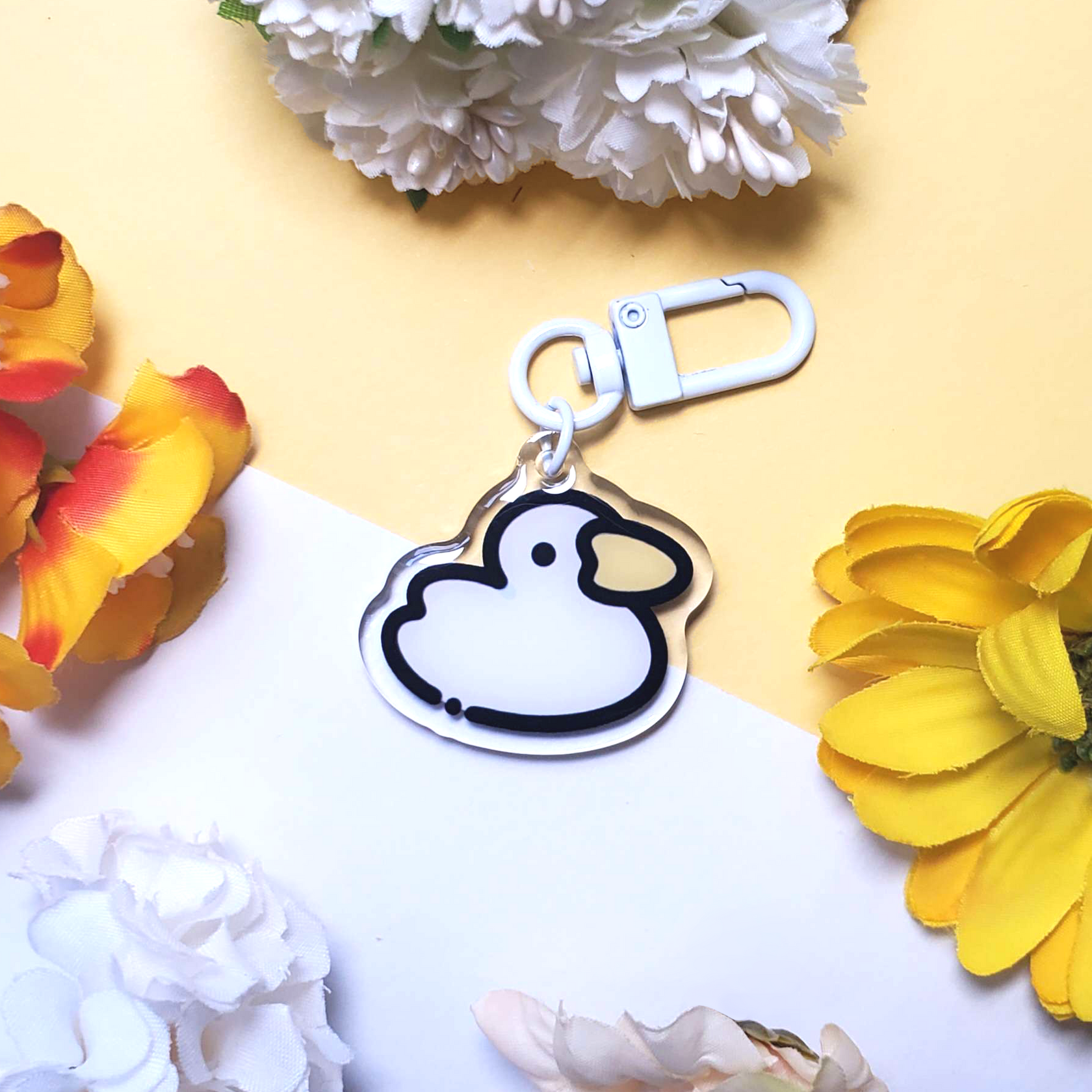 Duck Charm Keychain – EveoArt