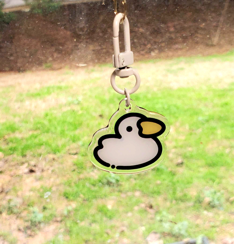 Duck Charm Keychain – EveoArt